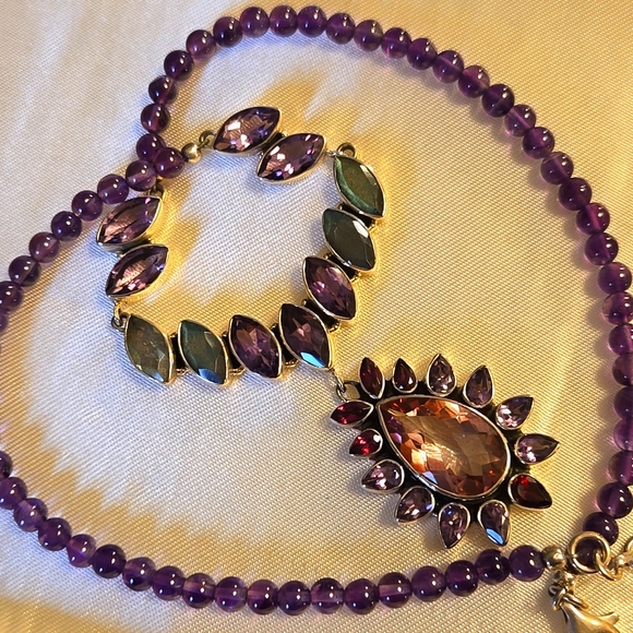 Nicky Butler | Jewelry | Nicky Butler Multi Gemstone 925 Ss Necklace ...